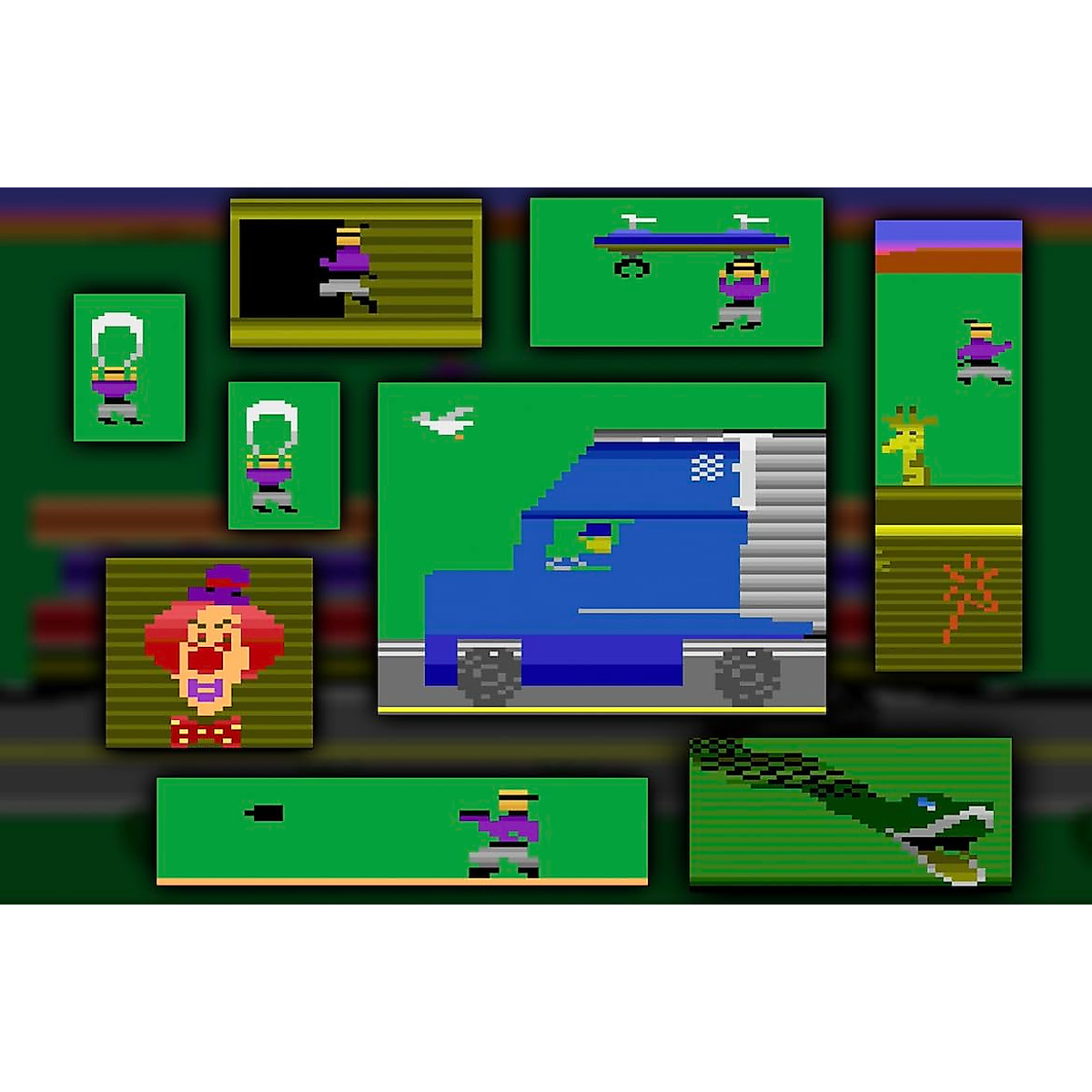 Circus Convoy - Atari 2600 Game Cartridge from The Legendary Creators of Pitfall and Keystone Kapers. Factory-Sealed Collectible for Atari Retro Games Fans VCS Video Games