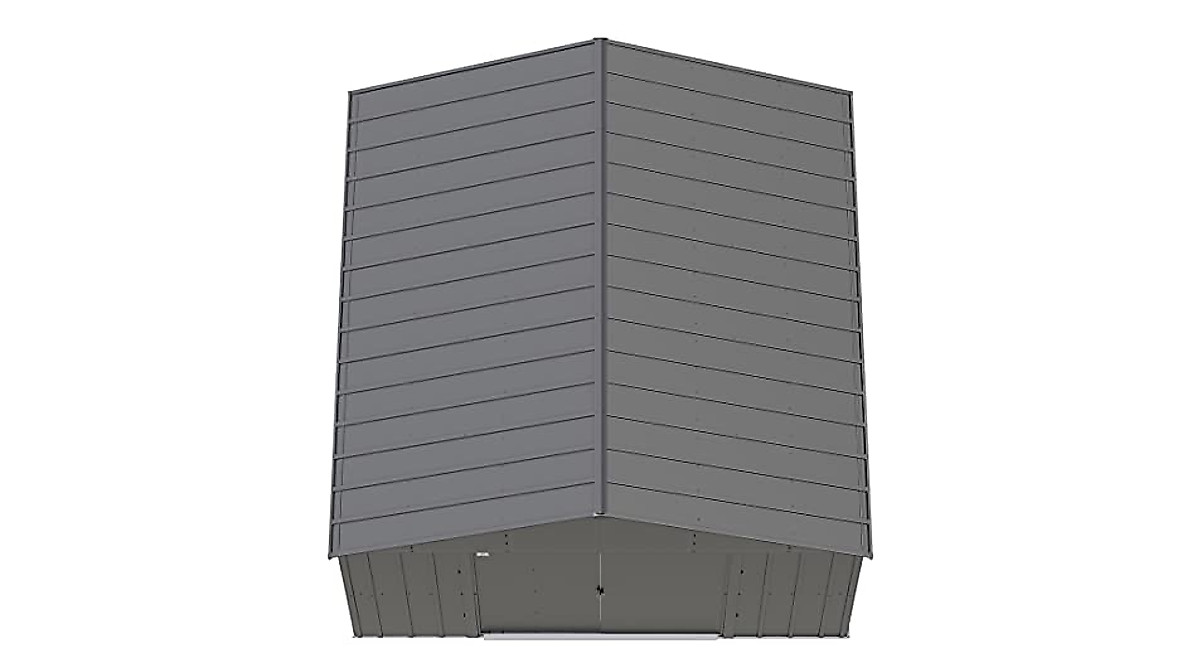 Arrow Shed Classic 12x12 Steel Storage Shed in Charcoal - Durable & Secure