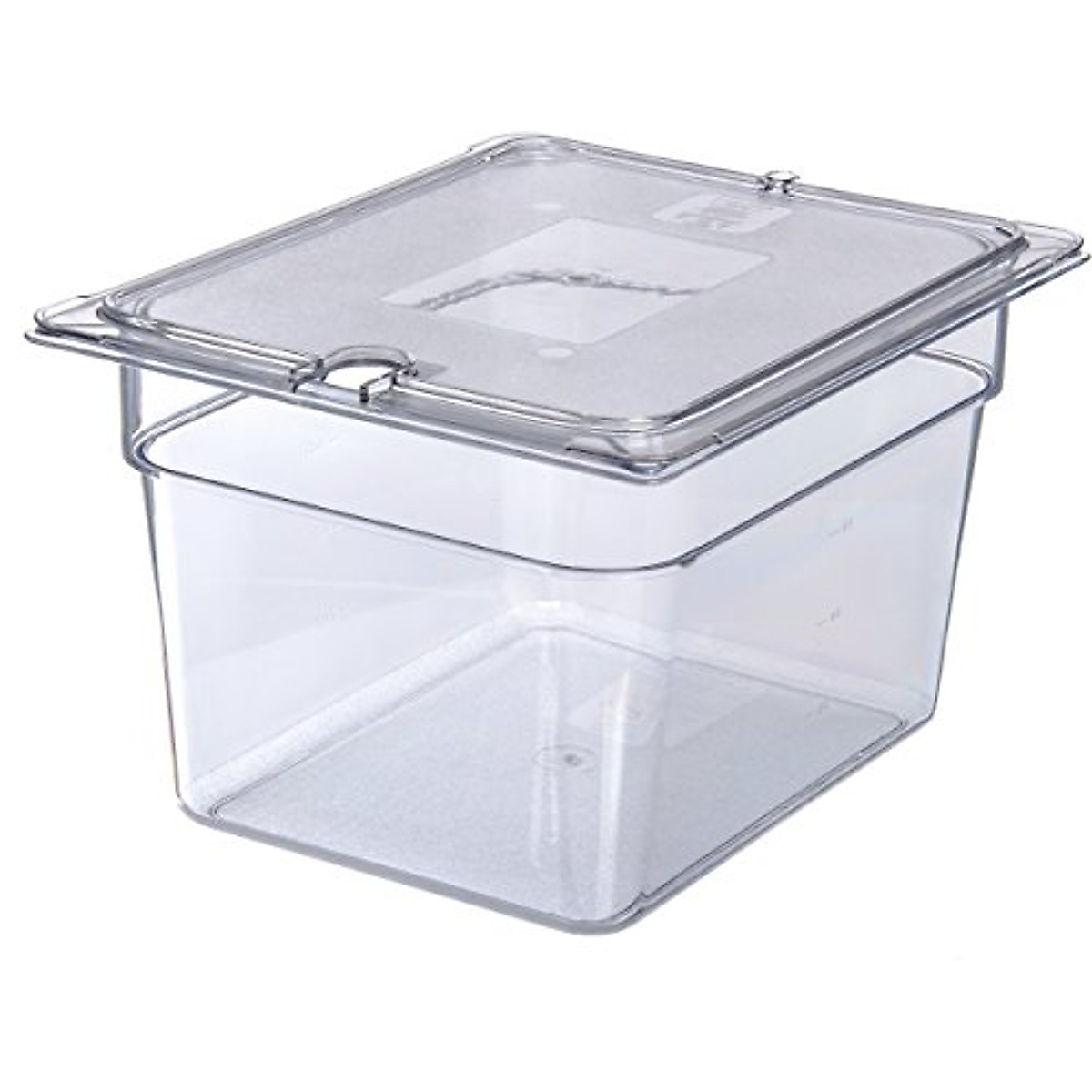 Carlisle FoodService Products 10223B07 StorPlus Half Size Food Pan, Polycarbonate, 8" Deep, Clear
