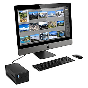 LaCie 2big RAID, 36TB, External Hard Drive Desktop, USB-C, 7.200 RPM, Enterprise Class Drives, for Mac and PC Desktop (STHJ36000800)