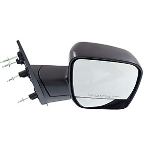 Kool Vue Right Manual Door Mirror Compatible With Ford E-350 Super Duty 2002-2008 Without Puddle Lamp Textured