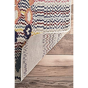 nuLOOM Motley Moroccan Runner Rug, 2' 6" x 6', Multi