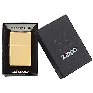 Zippo 254B High Polish Brass Pocket Lighter