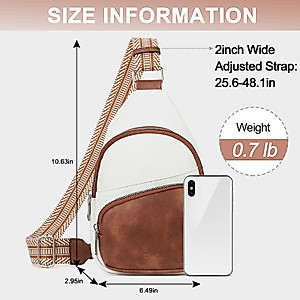 CLUCI Small Sling Bag For Women Bundles With Fanny Pack