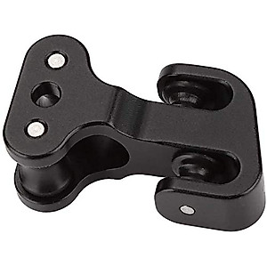 Reikawa Archery Cable Slide Aluminium Alloy Arrow Compound Bow String Splitter Roller Glide (Black)