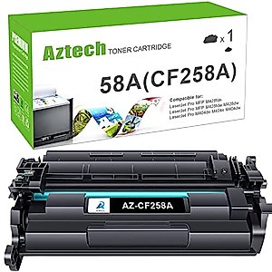 Aztech Compatible Toner Cartridge Replacement for HP 58A CF258A 58X CF258X Pro M404n M404dn MFP M428fdw M428dw (Black, 1-Pack)