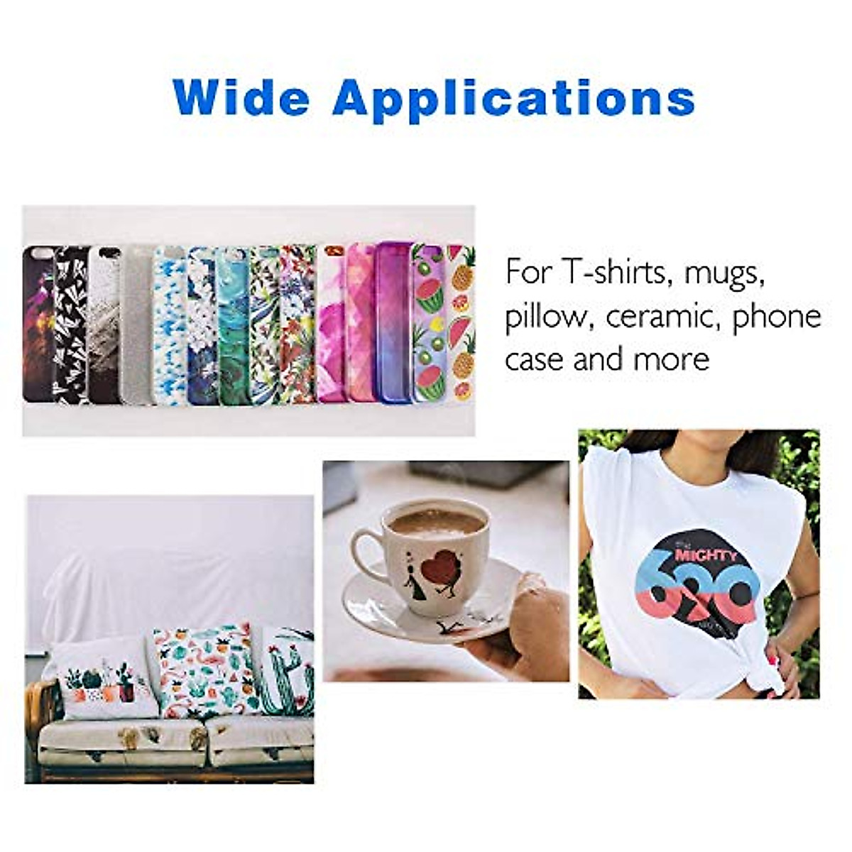 Koala Sublimation Ink Refill Bottle Compatible with ET-2720 ET-2760 ET-2800 ET-2803 ET-2850 ET-3760 WF-7710 WF-7720 C68 C88 for Heat Transfer on Mugs, Polyester Shirts, Mat, etc