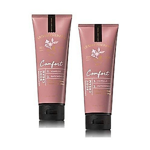 Bath and Body Works 2 Pack Aromatherapy Comfort Vanilla & Patchouli Body Cream 8 Oz.