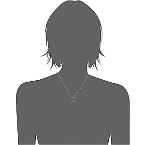 kate spade new york Cherry Mini Pendant Necklace, 17" + 3" Extender