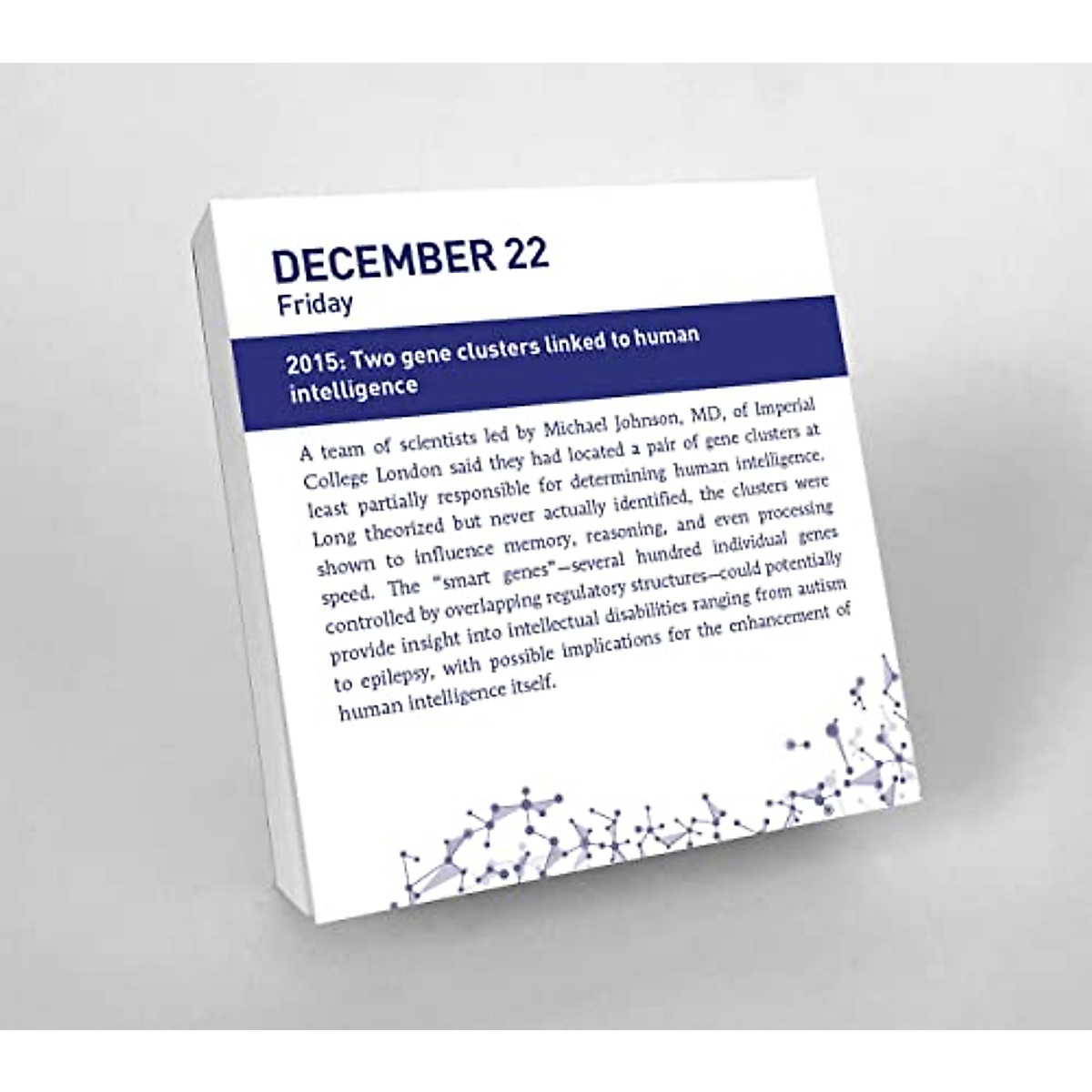 2023 This Day in Science Boxed Calendar: 365 Groundbreaking Discoveries, Inspiring People, and Incredible Facts (Daily Calendar, Office Desk Gift for Him or Her)