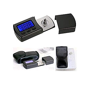 Professional LP Digital Turntable Stylus Force Scale Gauge led dzr for MM/MC/MI 0.01g/5.00g LCD Backlight for Tonearm Phono Cartridge Record Cleaner