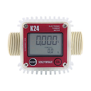 K24 LCD Turbine Digital Fuel Meter Anti- for Chemical Liquid Water