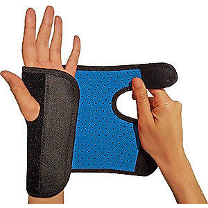 RiptGear Carpal Tunnel Wrist Brace Support - Adjustable Wrist Brace for Women and Men - Hand & Wrist Splint Compression Support for Tendonitis Wrist Brace for Carpal Tunnel - Right Hand