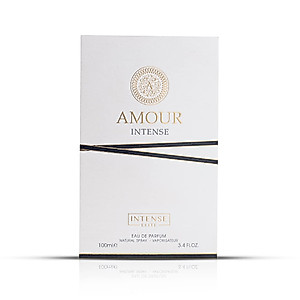 INTENSE ELITE Amour Intense Long Lasting Perfume For Women And Men 100ML (3.4Oz) Eau De Parfum With Pimento, Rose & Saffron Notes Unisex Perfume Ideal for Any Occasion