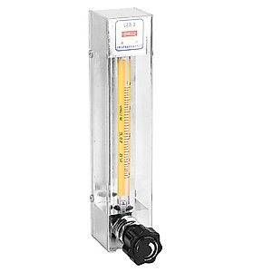 LZB-3 Glass Tube Meter Liquid Water Flowmeter Water Meter for & Liquid Metal Barbed Connector Tool Flowmeter Instrument (10-100mL/min),Other Valve Accessories