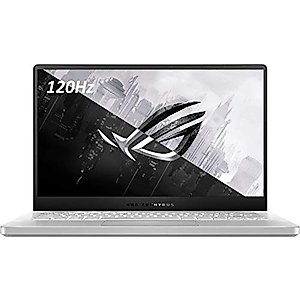 ASUS ROG Zephyrus G14 14" VR Ready 120Hz FHD Gaming Laptop,8Core AMD Ryzen 9 4900HS,16GB RAM,1TB PCIe SSD,Backlight,Wi-Fi 6,USB C,NVIDIA GeForce RTX2060 Max-Q,Win10 (Moonlight White) (Renewed)