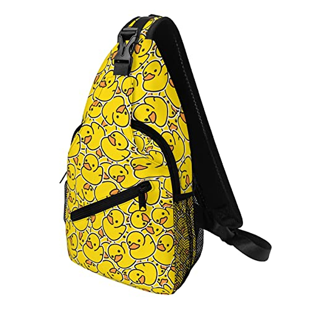 PVBKZ Yellow Duck Sling Bag Crossbody Duck Sling Backpack Travel Hiking Chest Bags Shoulder Sports Daypack for Women Men