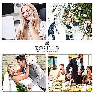 Roslynd Clip-On Earrings for Women/Bride Dangle - Diamond Wedding Clip-Earrings For Women Bridal Bridesmaid Brides, Teardrop Women'S Clip-On Earrings Dangling