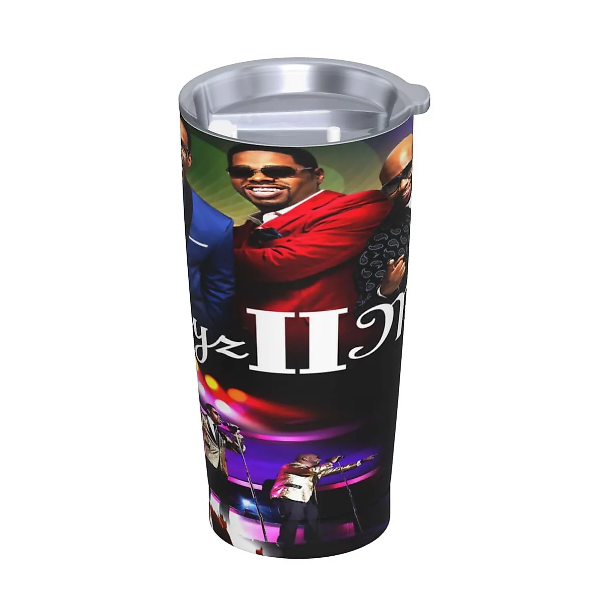 ONIAWO Boyz Musics II Men Stainless Steel Insulated Tumbler 20oz with lid Travel Mug with Straw for Cold Hot