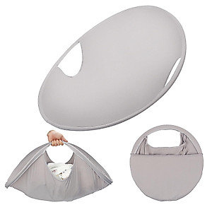 ZIMUHENAI 26" Collapsible Laundry Basket, Larger Popup Laundry Basket for Dryer, Portable Laundry Hamper for Clothes Storage and Easy to Use(Grey)