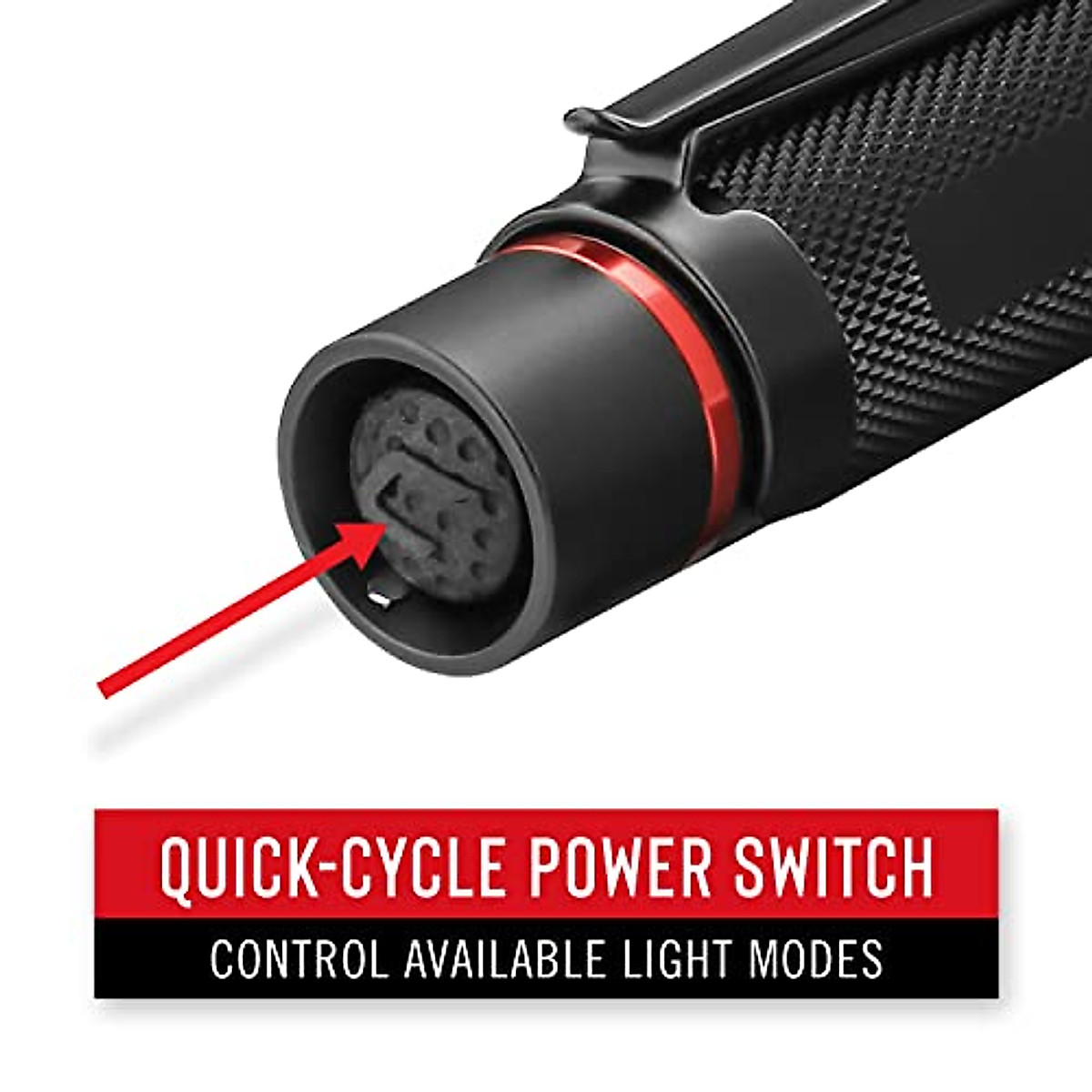 COAST HX5 410 Lumen LED Flashlight, Pure Beam Focusing, Slide Focus, Pocket Clip, Weatherproof, Pocket Sized, Battery Included, Black.