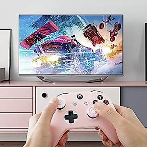 BRHE Xbox Ones Controller Skin Cover,Anti-Slip Silicone Cover Skin Case for Xbox Ones/X Controller with Thumb Grips Caps x 2