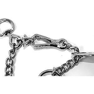 Herm Sprenger Chrome Plated Steel Training Prong Collar with Quick Release Snap for Dogs, Small, 2.25mm, 16-Inch