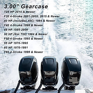 Boatman 10 5/8x12,10 3/8x13,10 3/8x14,10 1/4x14 Boat Propeller fit Yamaha Outboard Engine 20-60 Hp,13 Spline Tooth,RH