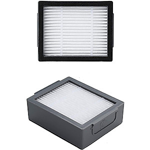 Replacement Parts Accessories Compatible for iRobot Roomba i7 i7+ i3 i3+ i1+ i4 i6 i6+ i8 +/Plus E5 E6 E7 I,E &J Series Vacuum Cleaner,1 Set Rubber Brushes 4 HEPA Filters & 5 Side Brushes