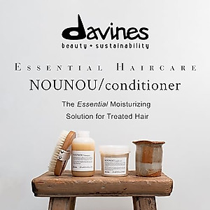 Davines NOUNOU Conditioner | Hydrating Deep Conditioner for Bleached, Permed, Relaxed, Damaged or Very Dry Hair | Replenishes Chemically Processed Hair | 8.45 fl oz