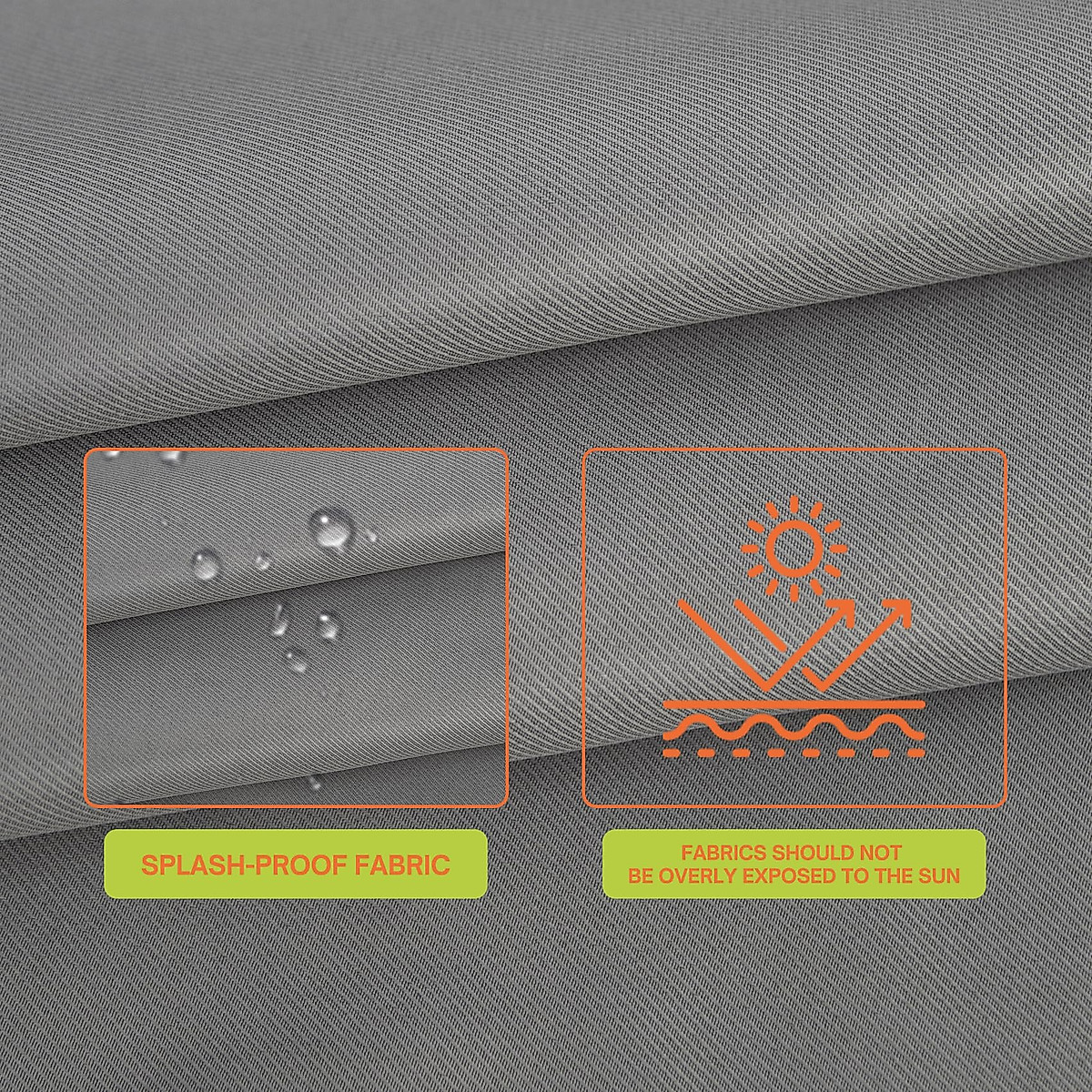 RULAER 80x26x3inch Chaise Lounge Cushion for Outdoor Furniture,Thickened Water-Resistant Lounge Chair Cushion,Double Piping Non-Slip Patio Furniture Cushion…