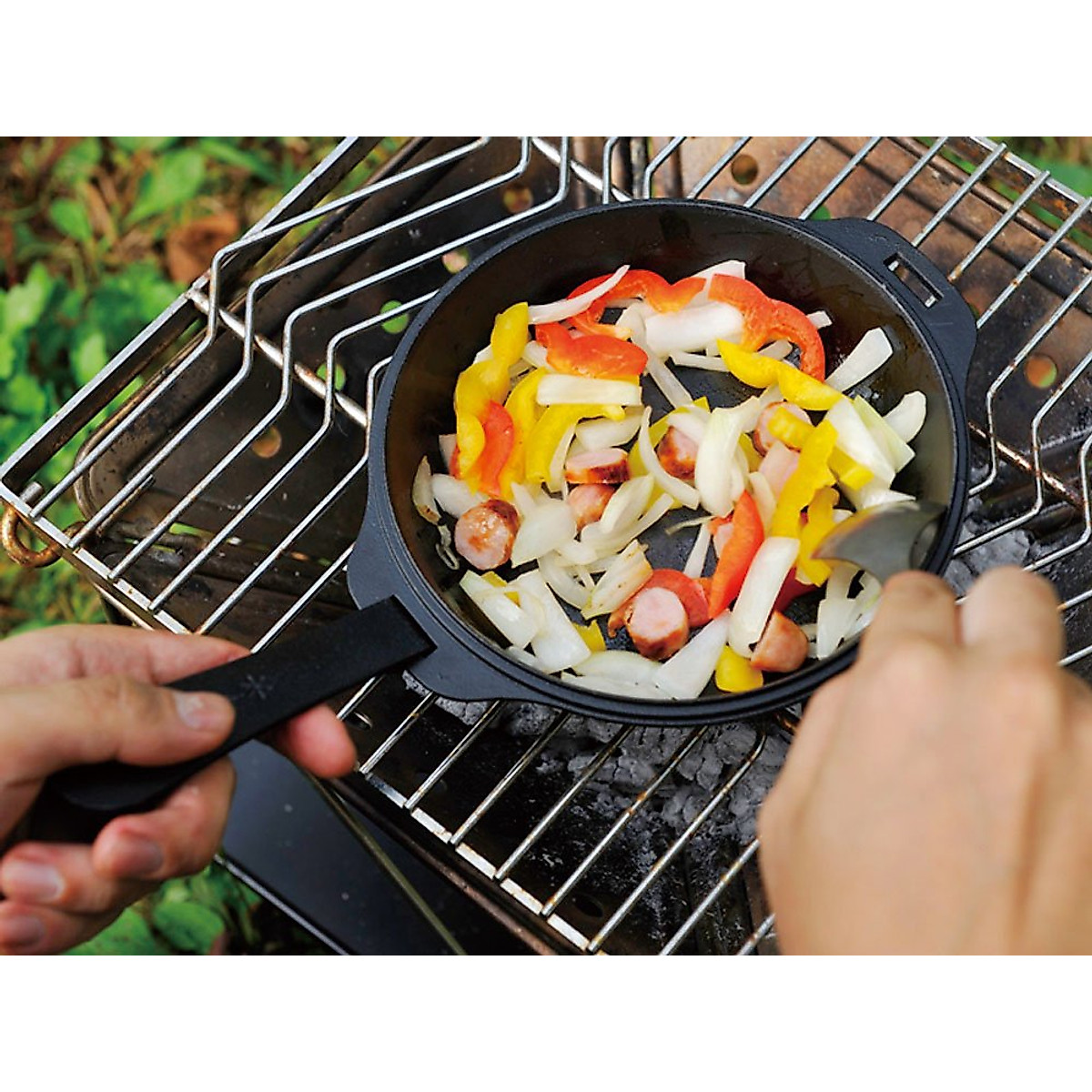 Snow Peak Cast Iron Duo Cooker