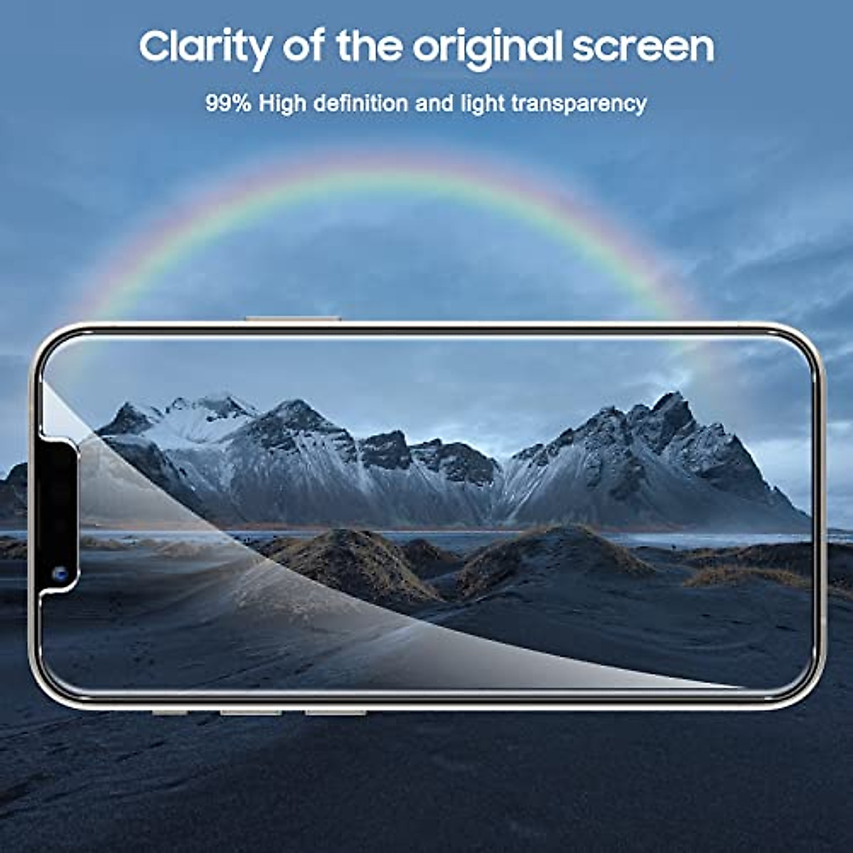 UniqueMe for iPhone 15 Screen Protector - 2 Pack