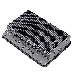 Rugged Tablet with Touchscreen, 100-240V Capacitive Screen High Voltage Industrial Tablet PC Precise Touch for Industrial Automation (US Plug)