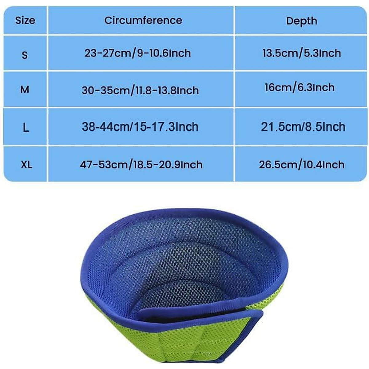 Dog Cone,Soft Dog Cone After Surgery,Adjustable Breathable Dog Cone Collar,Soft Dog Cones for Large Medium Small Dog,Protect Pets from Licking Wounds,Soft and Comfortable, Reduce Anxiety(L)