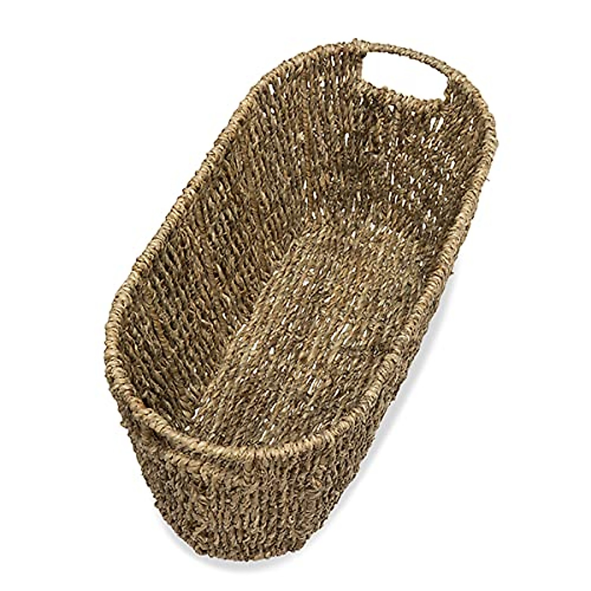 The Lucky Clover Trading Michaela Slim Sea Grass Oval Utility Basket 18 in