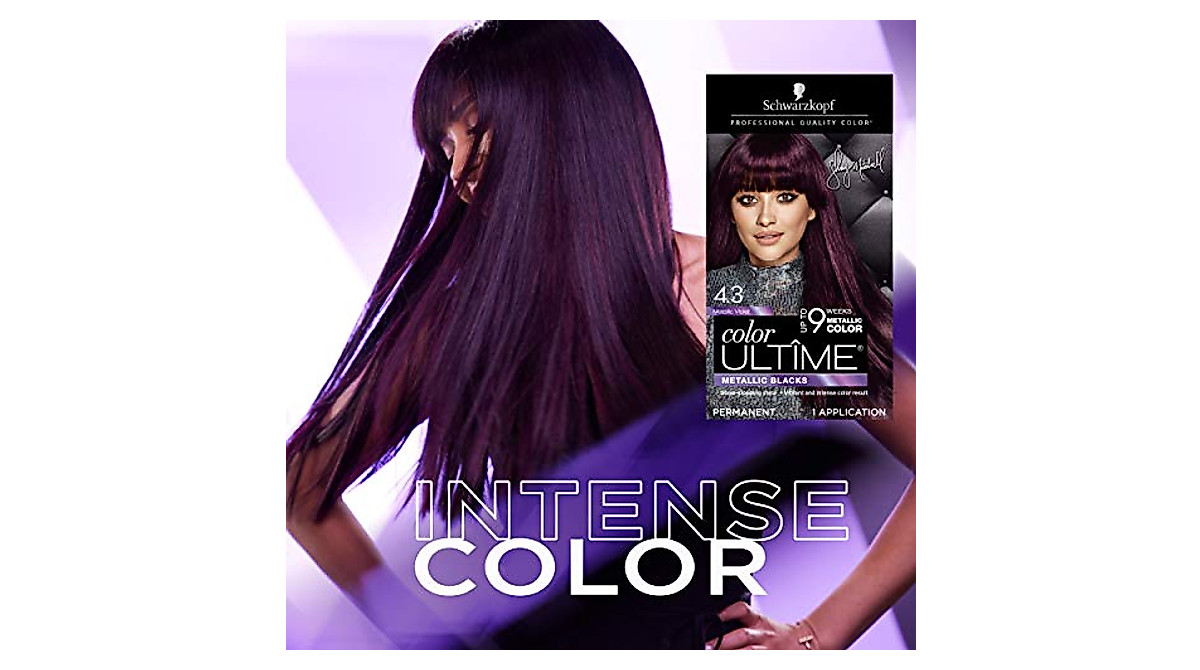 Schwarzkopf Color Ultime Metallic Violet Hair Color - Long Lasting Shine