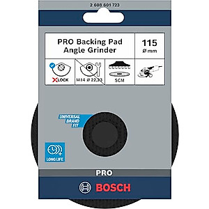 Bosch Professional 2608601723 Support Plate with Centre Pin X-Lock Diameter 115 mm