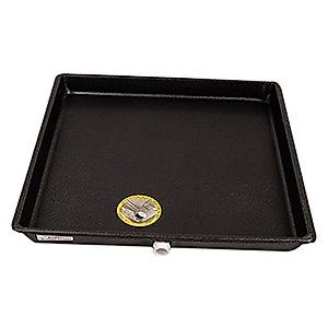 Diversitech A/C Secondary Plastic Condensate Drain Pan, 24" x 24", Black (6-2424L)