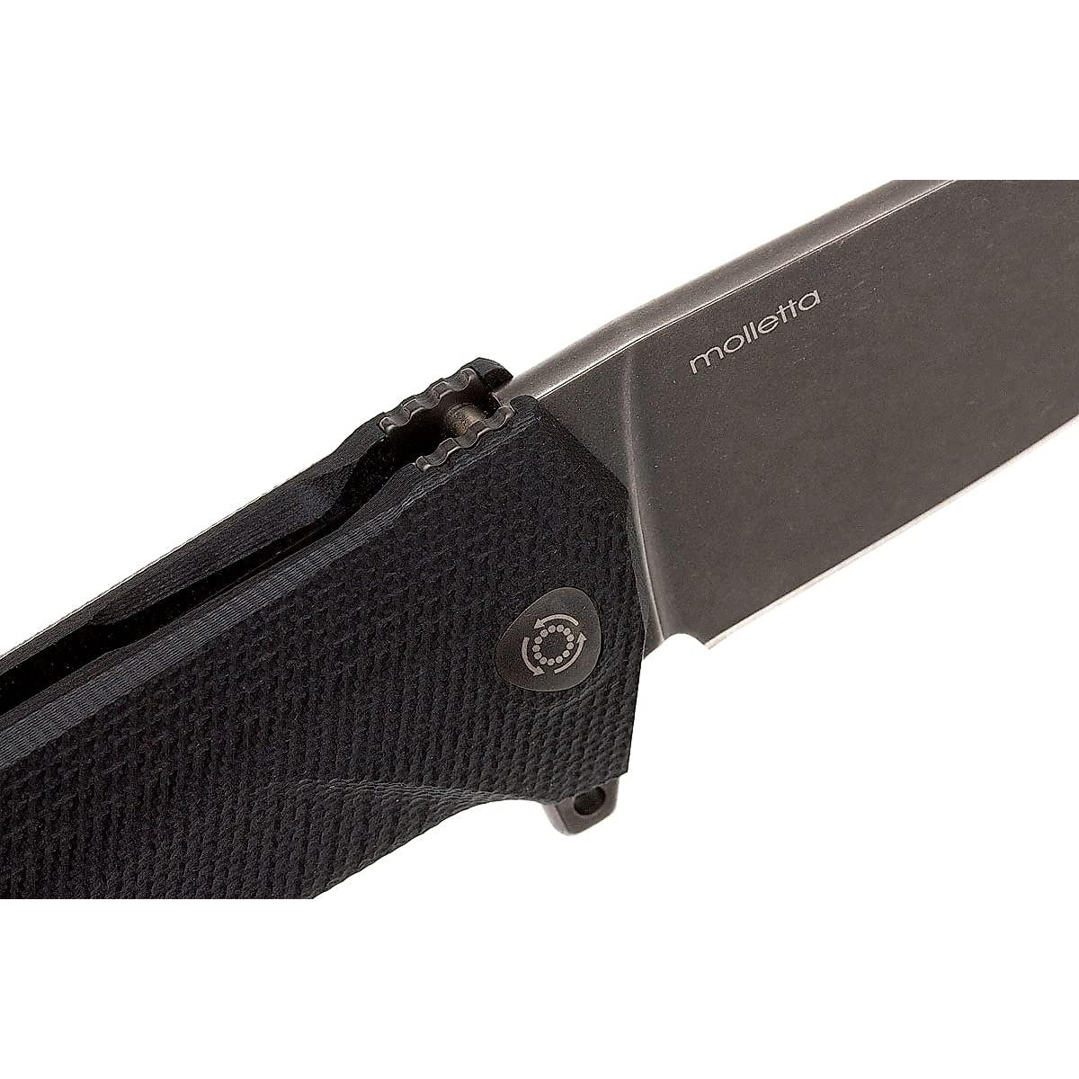 LionSTEEL KUR Folding EDC Pocket Knife, Full Sized Folder, Sleipner Steel Blade, G10 Handles – Lightweight Daily Carry Tool, Black G10 Black Blade