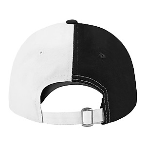 Slvoefi Unisex Graffiti Baseball Cap，Dad Hats，Hip Hop Style Trucker Hat,Black White Fashion Hat for Men's Women Adjustable Baseball Caps (Black and White)