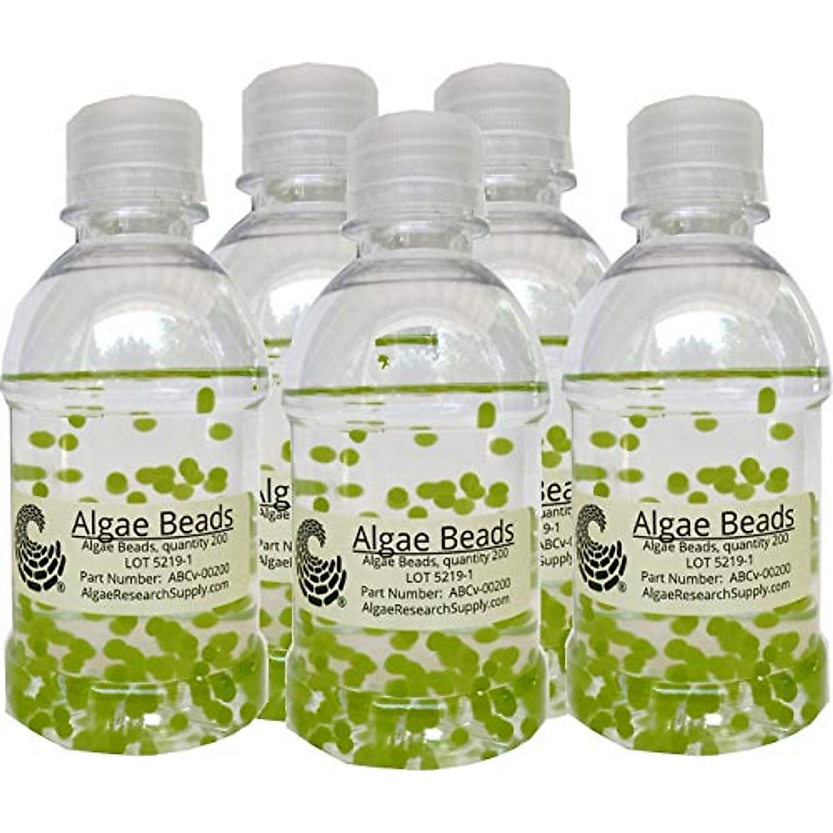 Algae Research and Supply: Algae Beads (Ready-to-go Algae Beads in Indicator- snap vials (x100))