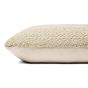 Loloi Angela Rose x Henderson Collection Sand/Ivory, 13'' x 21'' Cover Only Pillow
