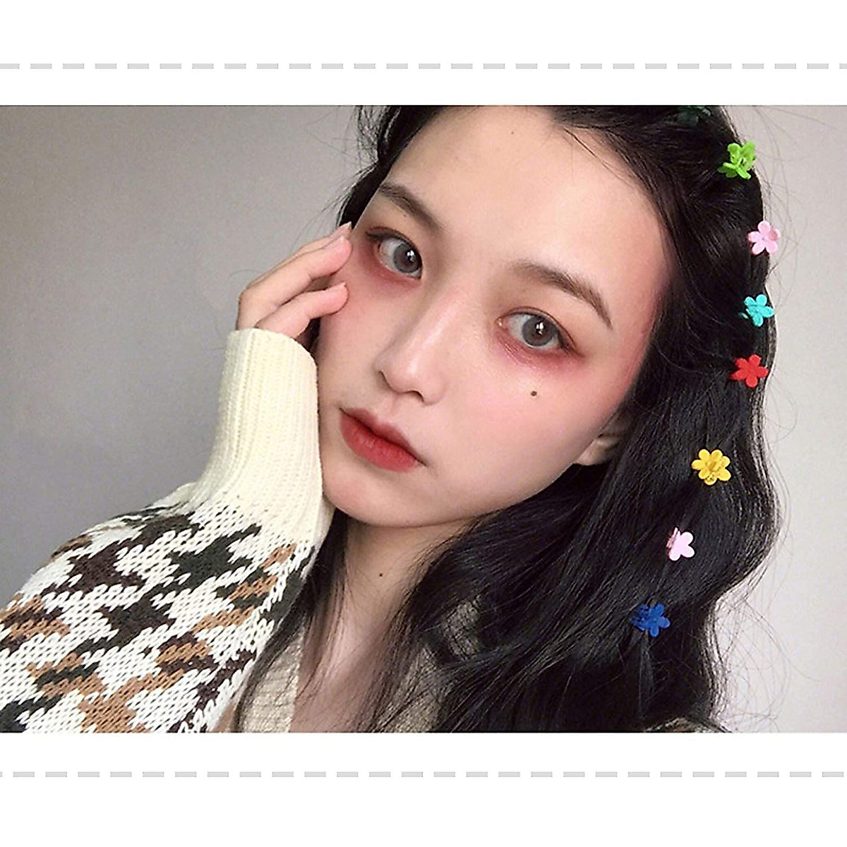 Hair Accessories for Girls, Girls Accessories, Ties Women Elastic Bands Ponytail Holders Rubber Barettes Ropes Girs (780PCS), red, blue, green, pink, black, purple, yellow, orange