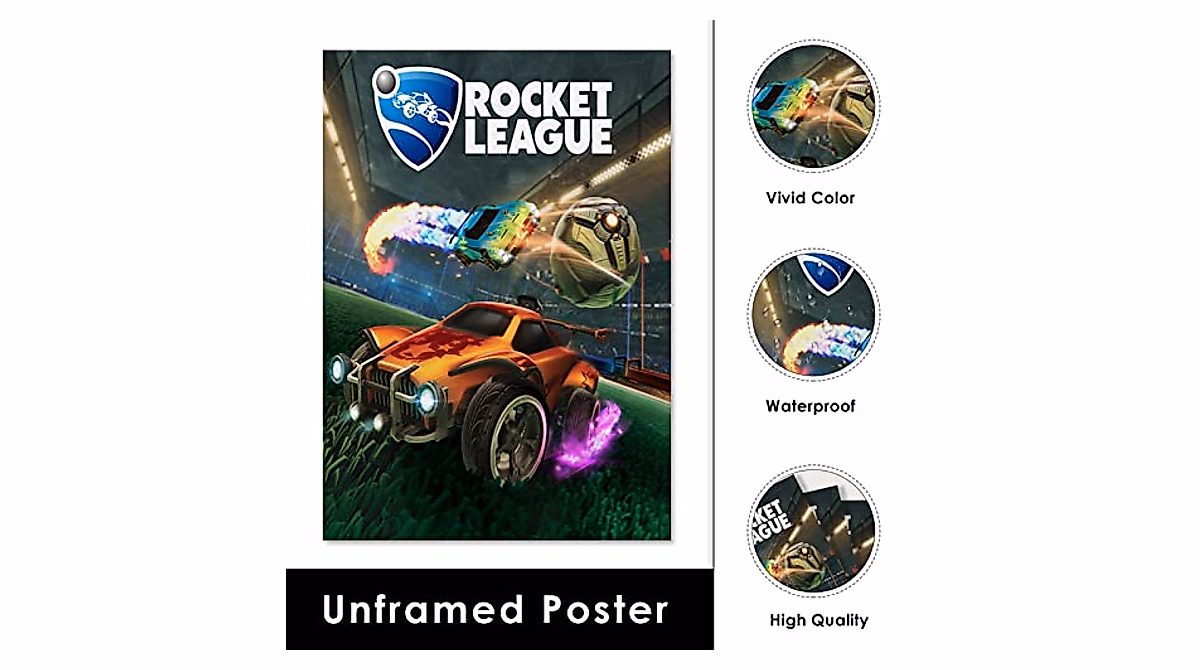 Rocket Merch League Canvas Poster - Unframed Wall Art 12x18