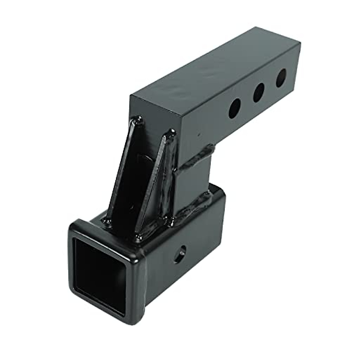 Hitch Receiver 2 Inch, Trailer 4" Drop/Rise Hitch Receiver Adapter Extension Class 3 2 Receiver Hitch with Pin and Clip