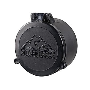 Butler Creek Flip-Open Eyepiece Scope Cover, Size 16 (1.66-Inch, 42.2mm) , Black