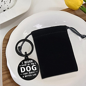 Dog Dad Gifts for Men - Dog Lover Gifts for Men - Best Dog Dad Ever Keychain, Dog Dad Birthday Gift