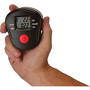 NOVA Medical Products Pedal Exerciser with Digital Display Tracker, Foldable Hand and Foot Cycle Exerciser, Great for Home, Office or Travel, Red