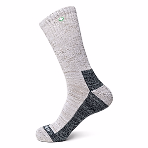 Insect Shield Midweight Hiking Socks With Permethrin Bug Repellant - Protective Clothing for Men & Women, Khaki, Medium